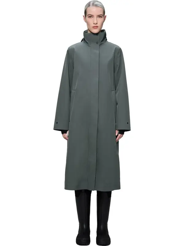 Rains Suva Softshell A-line W Jacket - Grey