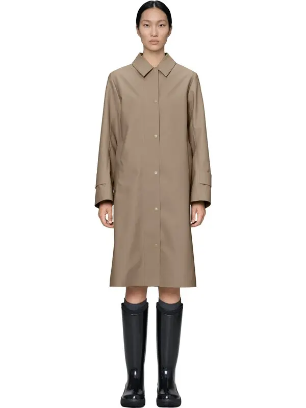 Rains Nara Long W Jacket - Beige