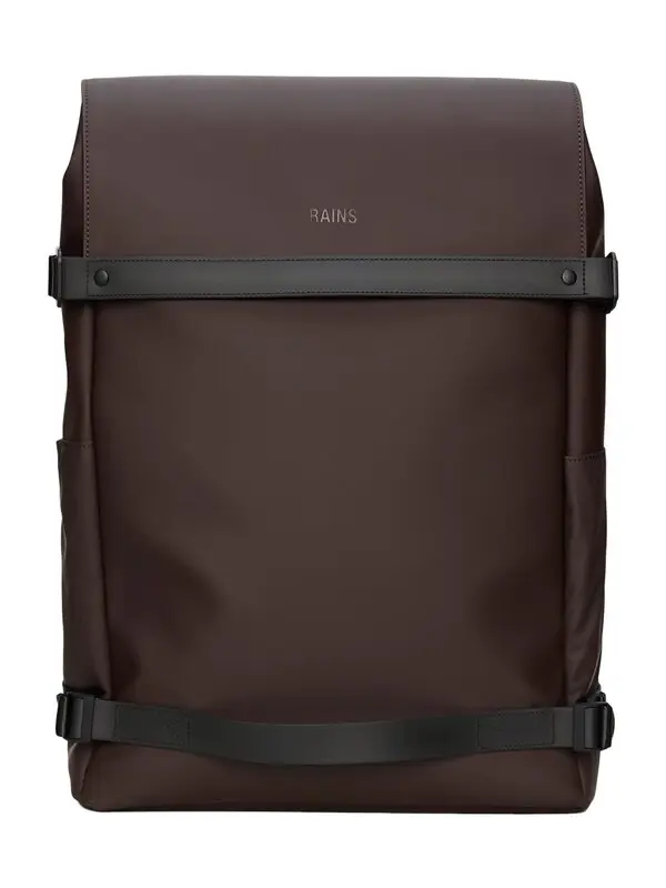 Rains Otg Backpack With Padded Laptop Sleeve And Detachable Pouch - Bark