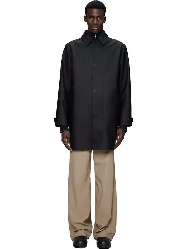Rains Nara Long Jacket - Black