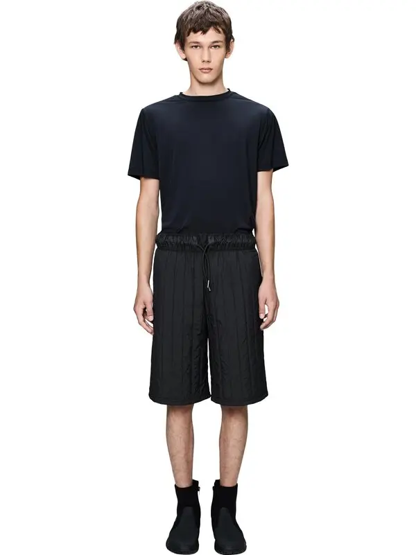 Rains Koya Vision Quilted Shorts - Black
