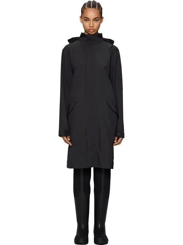 Rains Suva Hardshell Coat - Black