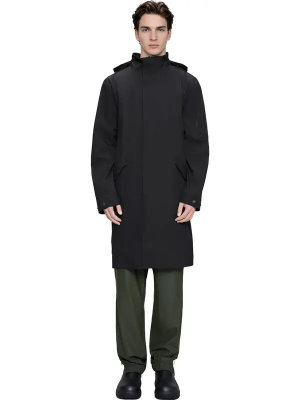 Rains Suva Hardshell Coat - Black