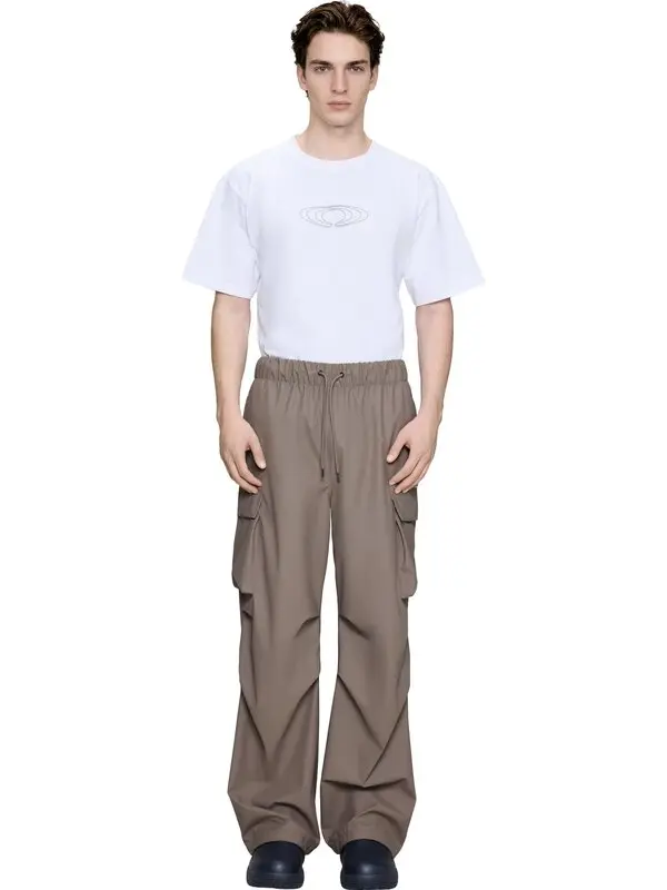 Rains Pocket Rain Pants Wide - Cinder