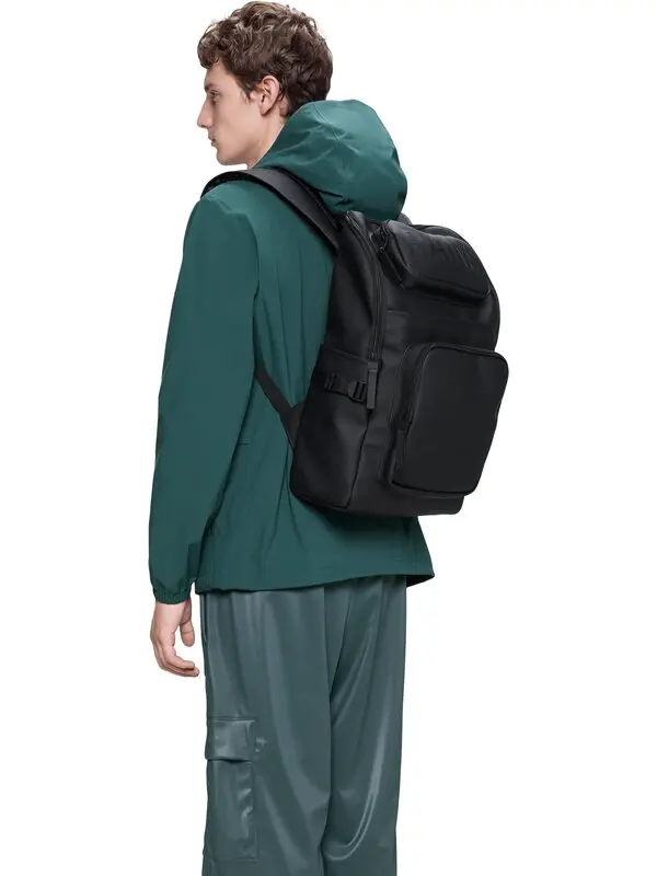 Rains Texel Cargo Backpack - Black