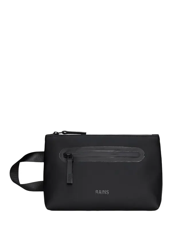 Rains 2 Zip Cosmetic Bag Large - Black