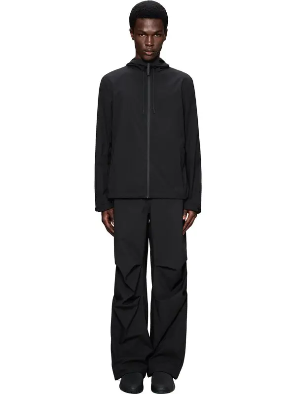 Rains Mito Ultralight Water-repellent Hooded Jacket - Black