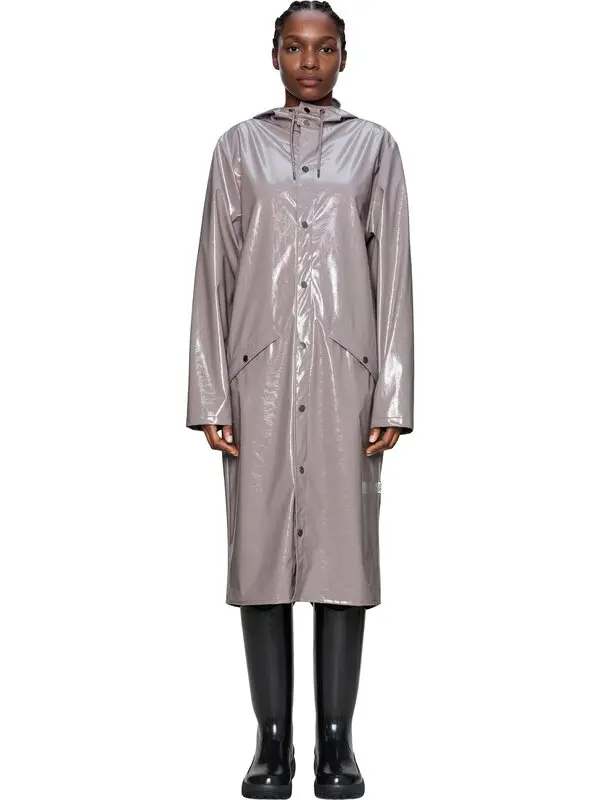 Rains Longer Jacket Waterproof Rainwear - Beige