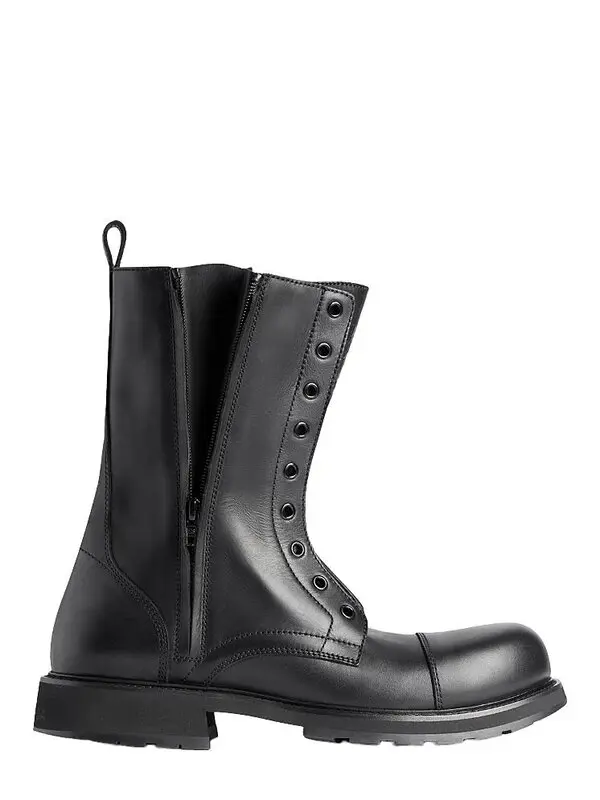 Balenciaga Truck Lace Up Boots - Noir