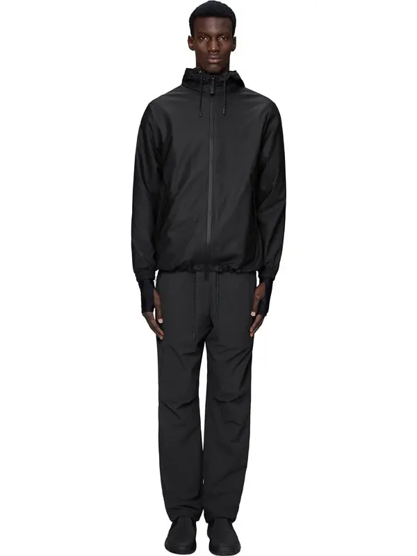 Rains Storm Breaker Hooded Waterproof Raincoat - Black