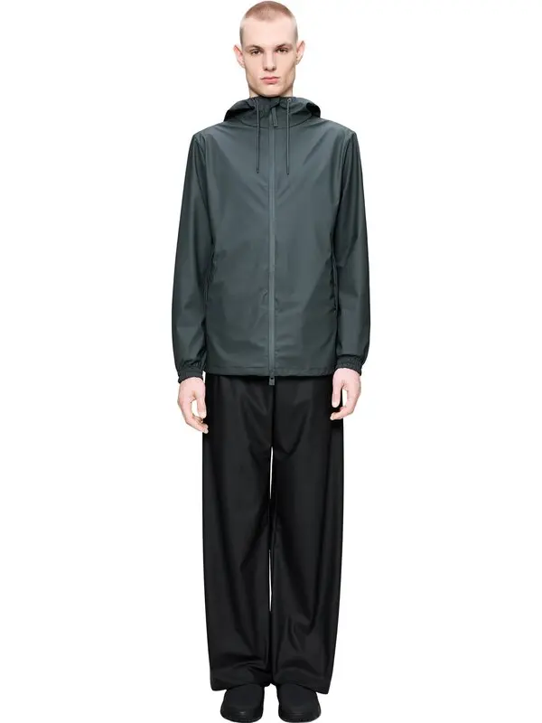 Rains Storm Breaker Hooded Waterproof Raincoat - Grey
