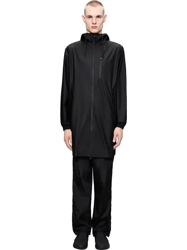 Rains Long Storm Breaker Waterproof Jacket - Black