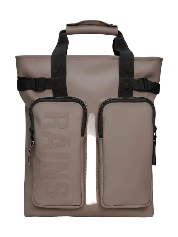 Rains Texel Waterproof Tote Backpack - Cinder