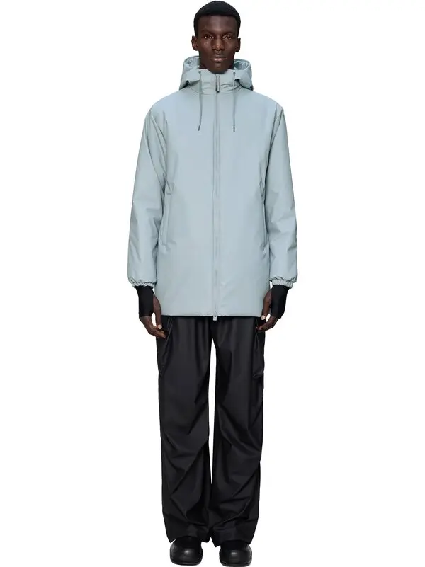 Rains Lohja Long Insulated Waterproof Jacket - Pool
