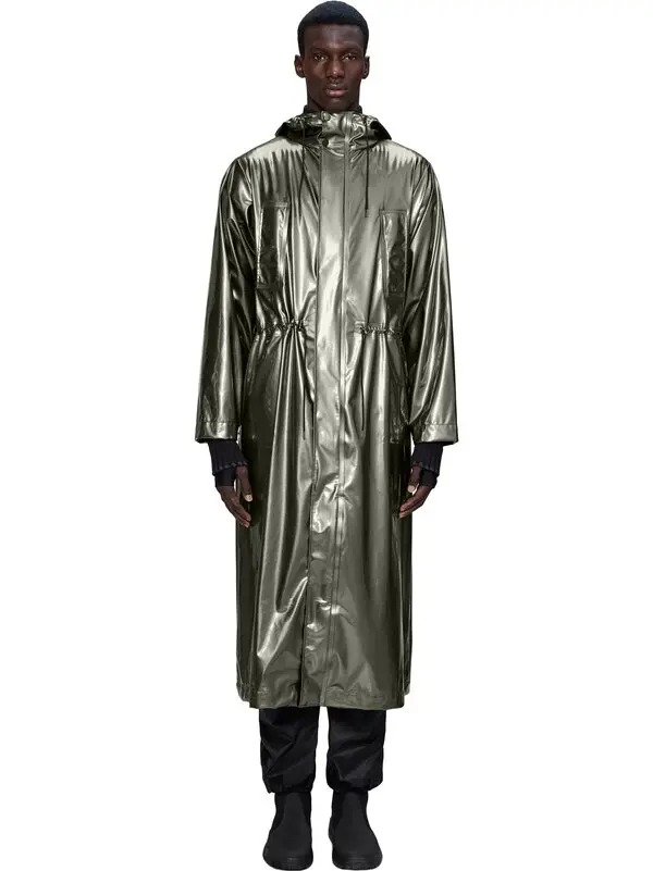 Rains Bold Longest Jacket - Grey