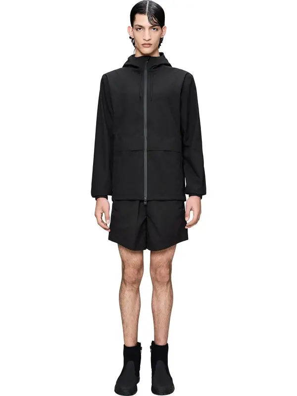 Rains Suva Hardshell Pocket Jacket - Black