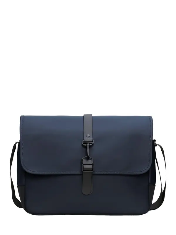 Rains Messenger Bag With Carabiner Closure - Navy