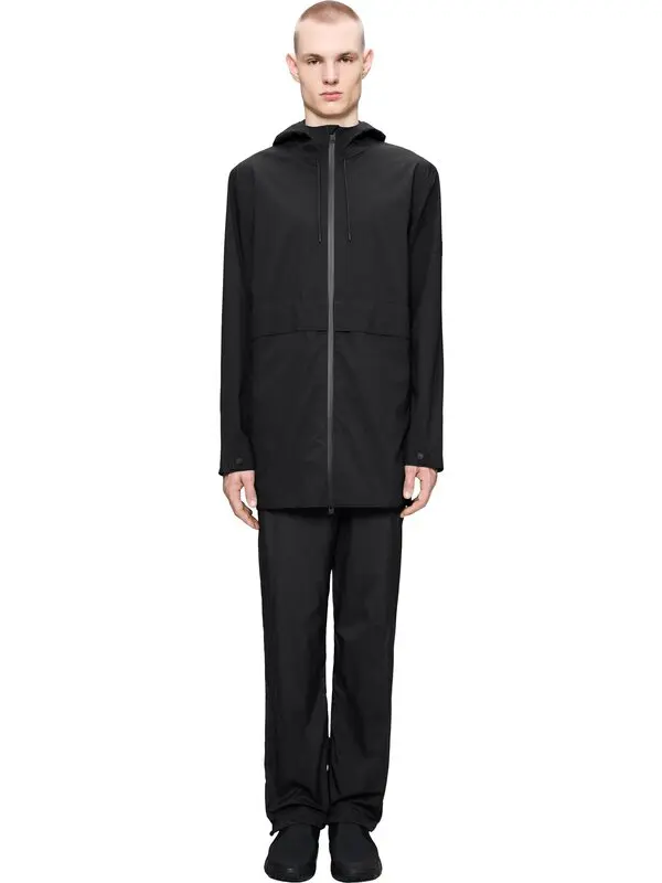 Rains Suva Hardshell Long Jacket - Black