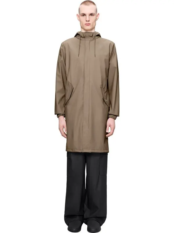 Rains Fishtail Parka Waterproof Raincoat - Beige