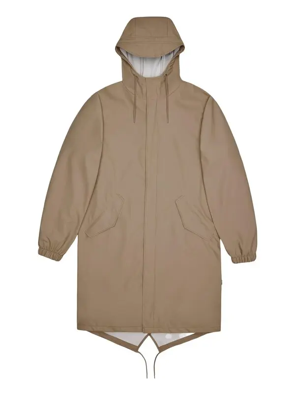 Rains Fishtail Parka Waterproof Raincoat - Beige