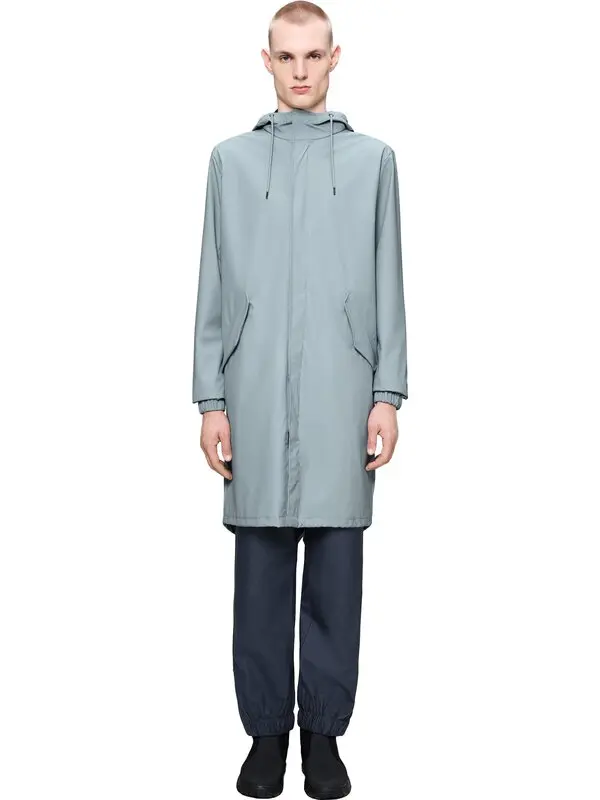 Rains Fishtail Parka Waterproof Raincoat - Pool