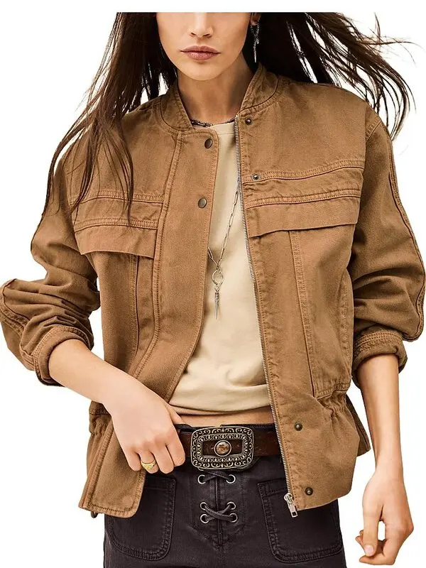 Ba&sh Blouson Safari Jacket - Camel