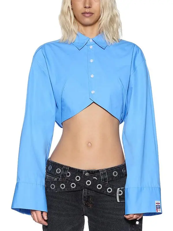 Ksubi Barker Long Sleeve Shirt - Blue