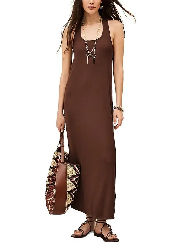 Ba&sh Naora Maxi Dress - Mocha
