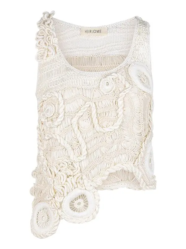 HEIRLOME Silk Knit Top - Ivory