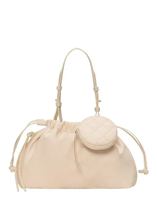 Mz Wallace Waverly Small Satchel - Buff