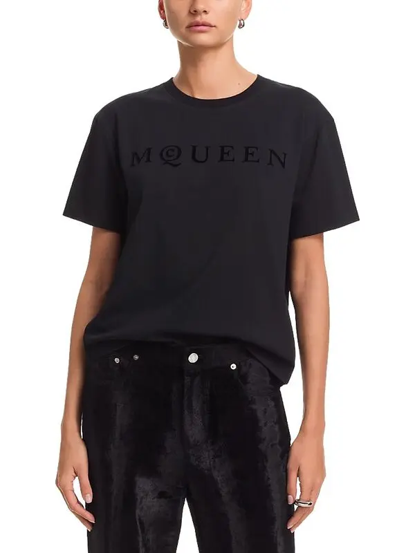 Alexander McQueen Logo T-shirt - Black