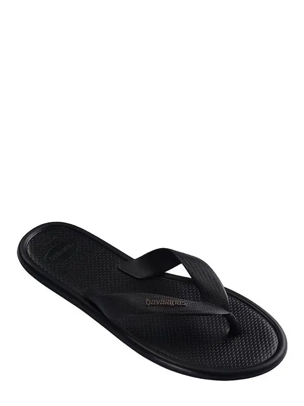 Havaianas Puffed Up Thong Sandals - Black