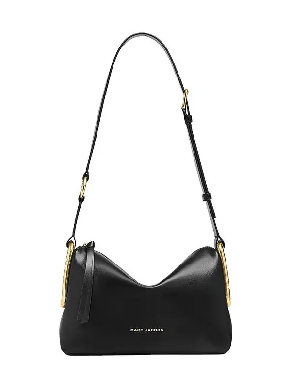 Marc Jacobs Juliette Leather Messenger Bag - Black