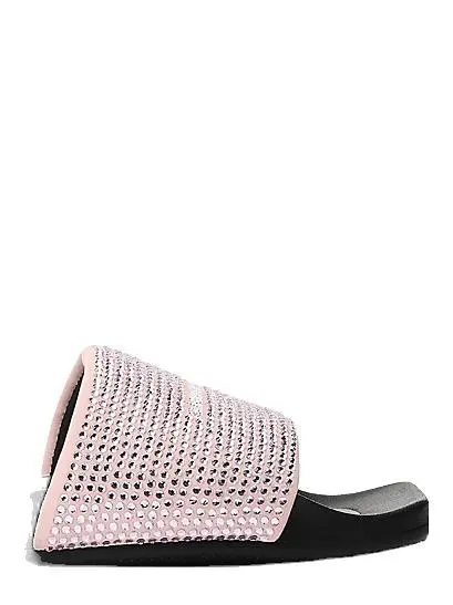 Alexander Wang Hotfix Pool Slides - Pink