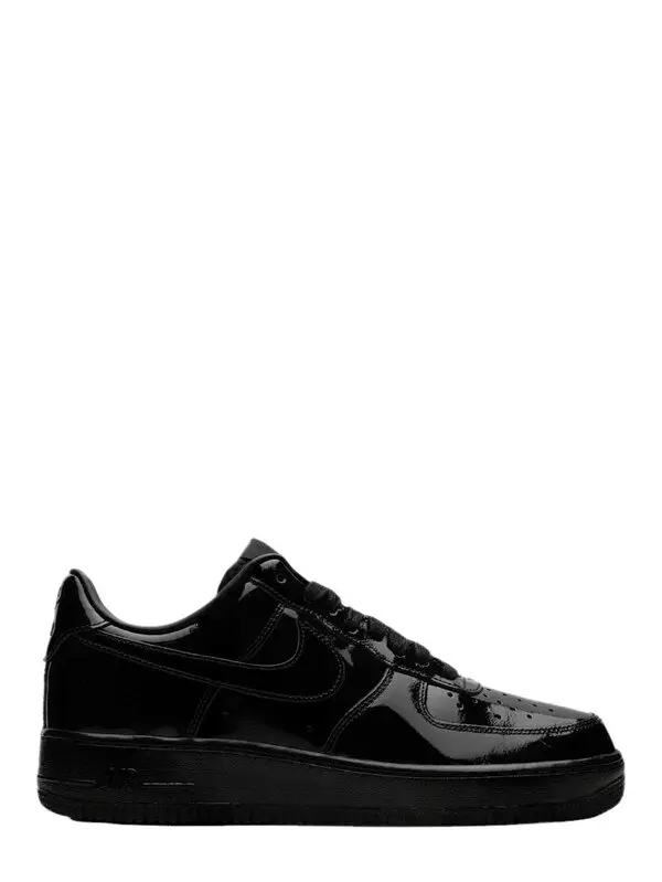 Nike Force 1 Low '07 Patent-leather Sneakers - Black