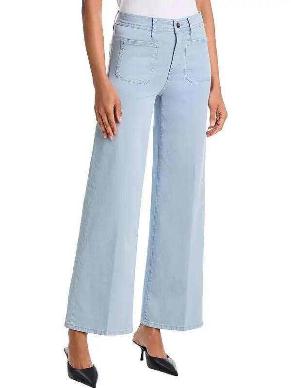FRAME Le Slim Palazzo High Rise Wide Leg Jeans - Sky Blue