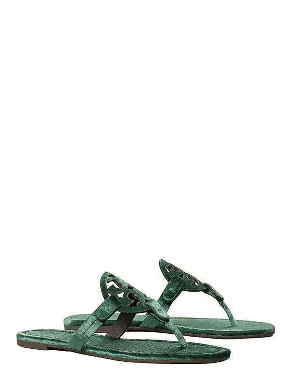 Tory Burch Miller Thong Sandals - Deep Teal