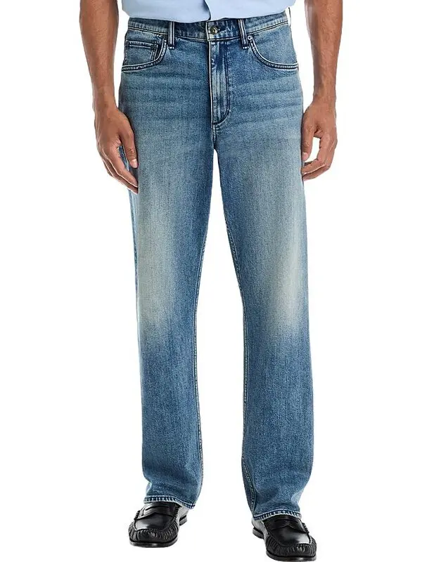 Rag & Bone Authentic Stretch Straight Leg Jeans - Damian