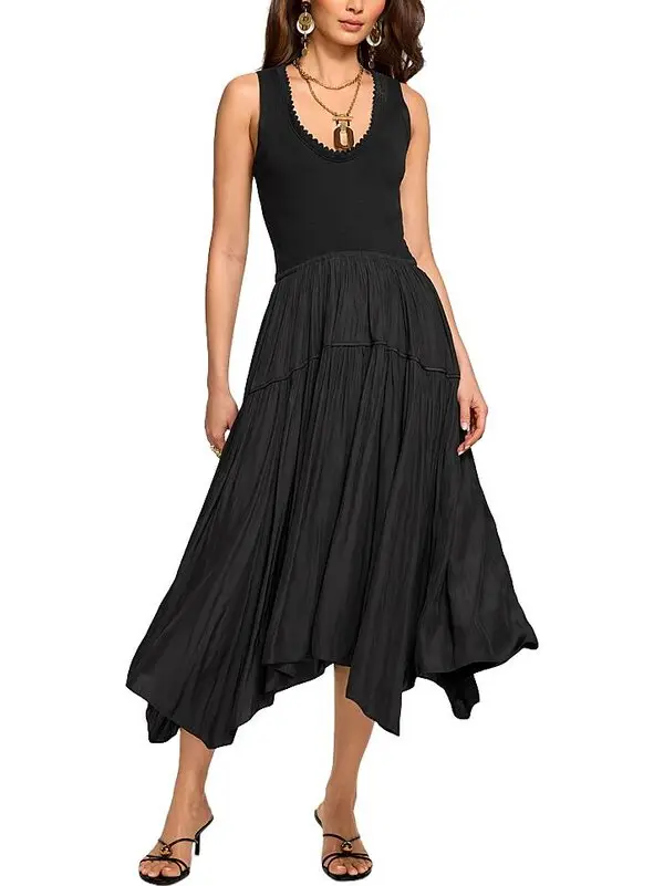 Ramy Brook Hadley Midi Dress - Black
