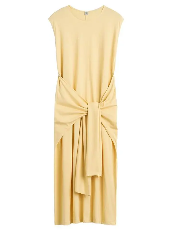 TOTEME Tie Waist Maxi Dress - Buttercup