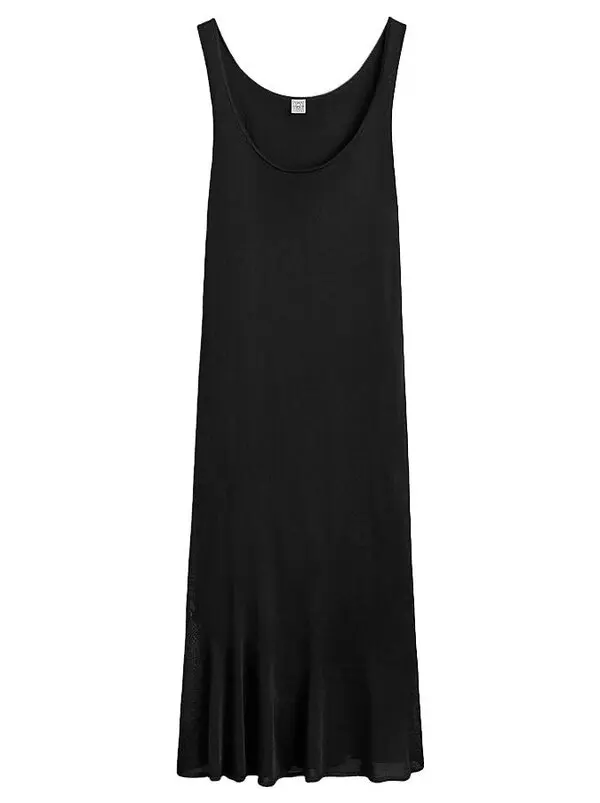 TOTEME Fluted Hem Dress - Black