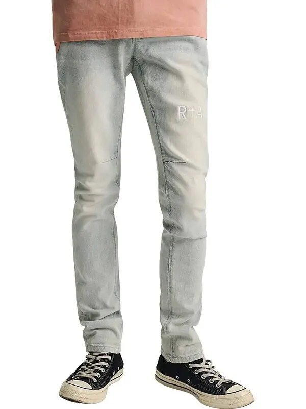 RtA Skinny Fit Jeans In Wash - Frozen Fade