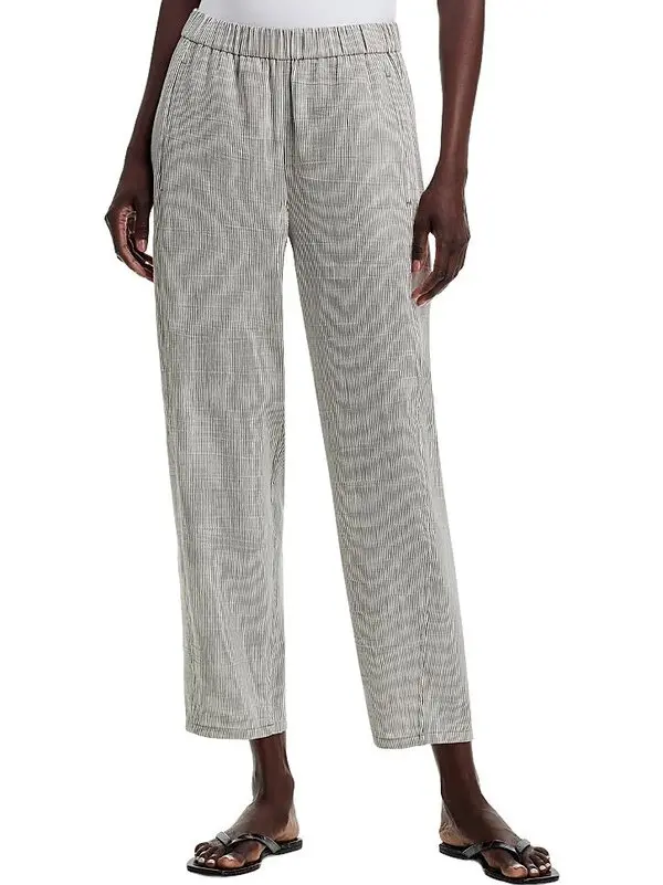 Eileen Fisher Linen Blend Lantern Pants - Wren