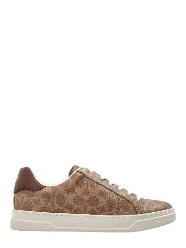 COACH High Line Monogram Canvas Sneakers - Brown