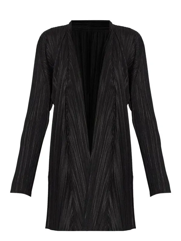 Issey Miyake Pleated Sweater - Black