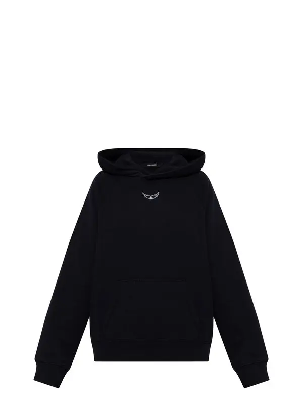 Zadig&Voltaire Georgy' Embellished Hoodie - Navy Blue