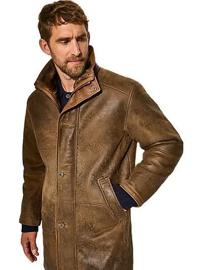 Overland Mckinley Limited Edition Sheepskin Coat - Copper Patina