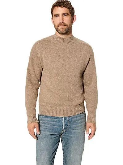 Overland Mitchell Alpaca Wool Sweater - Mocha