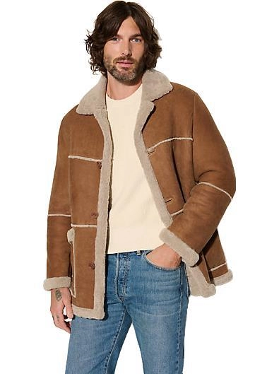 Overland Maverick Sheepskin Rancher Coat - Saddle