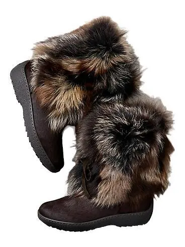 Overland S Volpe Fur Boots - Matilda